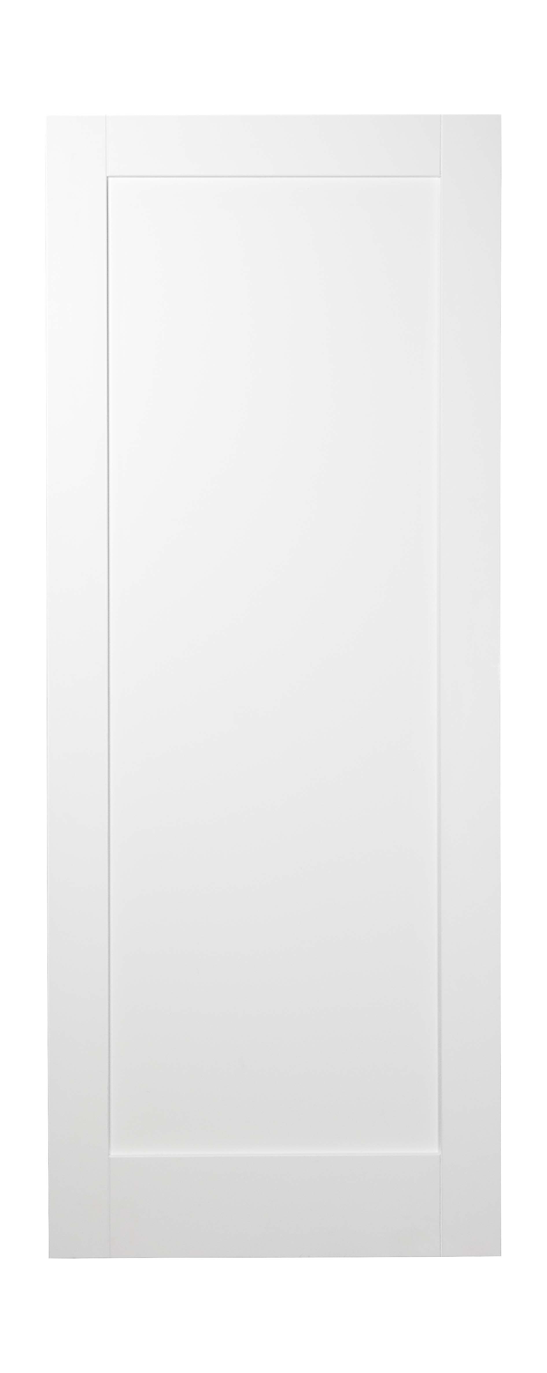 1 Panel Shaker Modern Interior Door – Easy Barn