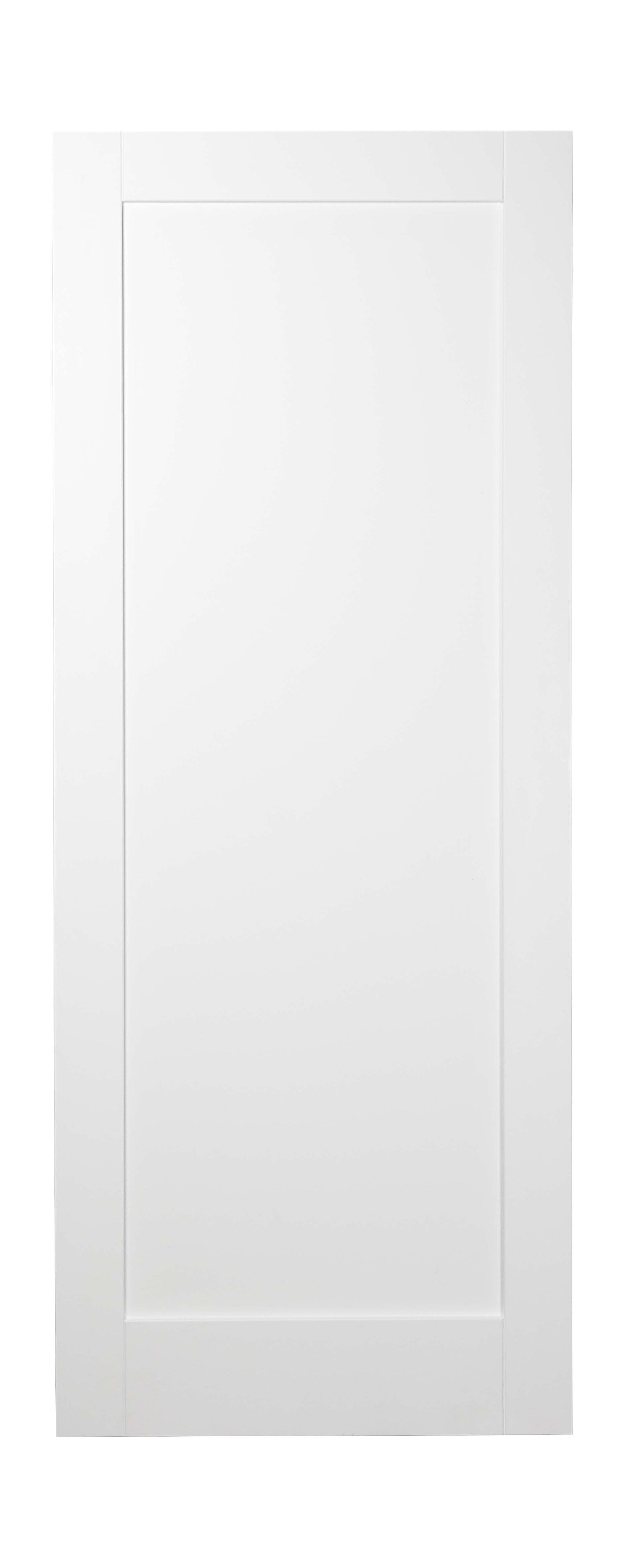 1 Panel Shaker Modern Interior Door – Easy Barn