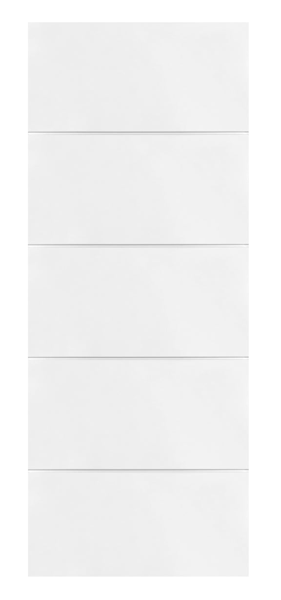 ADELPHI 5 Panel Horizontal Grooved Panel Interior Door – Easy Barn