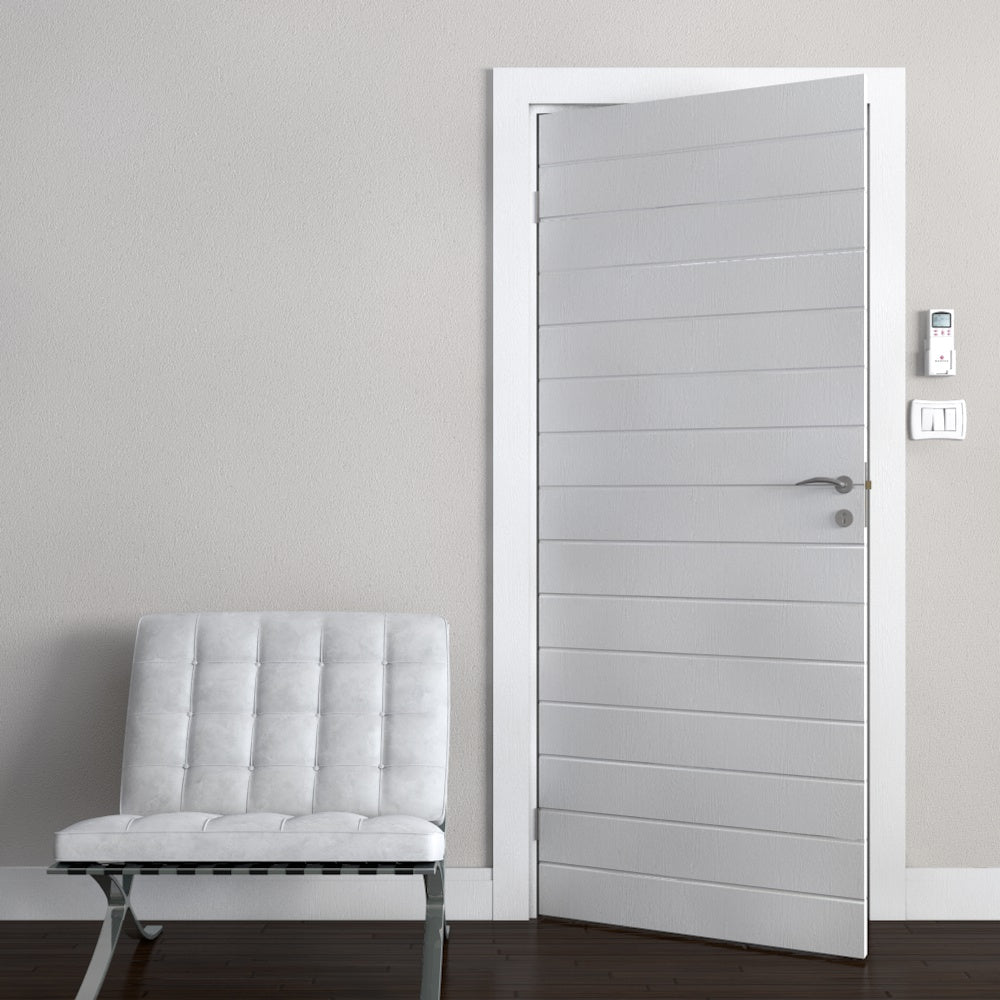 ROMA 15 Lines Horizontal Grooved Panel Interior Door – Easy Barn